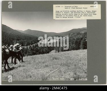 Foresters at Work - Montana. Photographs Relating to National Forests ...
