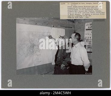 Foresters at Work - Georgia. Photographs Relating to National Forests ...