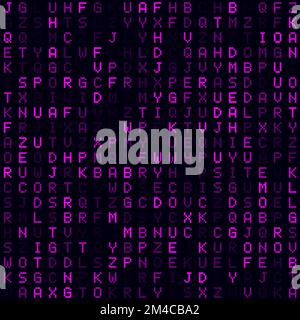 Digital background. Magenta filled alphabet letters background. Big ...