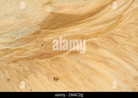 Jellybelly' mud, sand patterns formed as the ground thaws in early ...