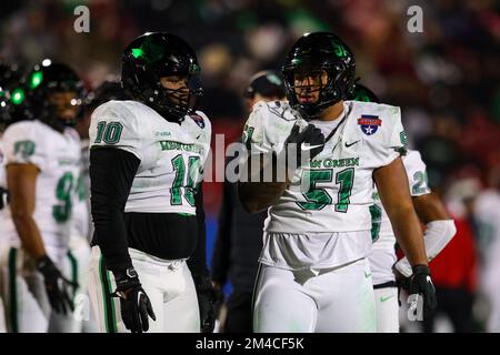 North Texas Mean Green nose guard Roderick Brown (10) during the 3rd ...