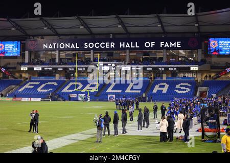 Toyota Stadium during halftime of the 2022 Frisco Bowl college football ...