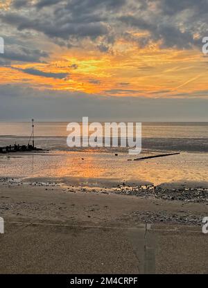 The Wash at Low Tide Hunstanton Norfolk UK Stock Photo - Alamy