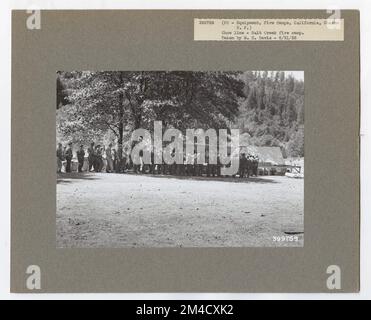Forest Fire Camps - California. Photographs Relating to National ...