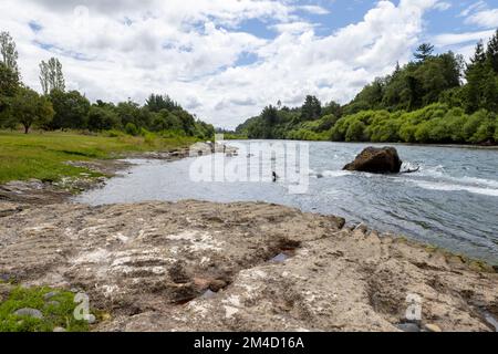 River Tolten in Araucania, Chile Stock Photo - Alamy