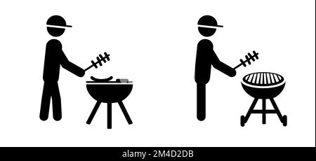 BBQ Party sign with BBQ cooking tools on a wood background Stock Photo ...