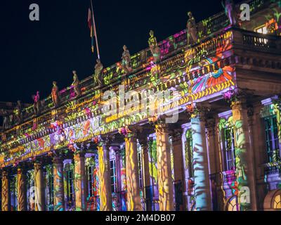 The Opera National de Bordeaux illuminated at night Stock Photo - Alamy