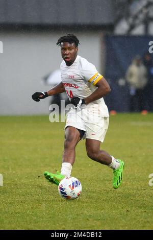 November 27, 2022: Cornell Big Red defender Kisa Kiingi (2) controls ...