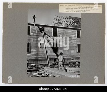Saw Products: Lumber Construction - California. Photographs Relating to ...