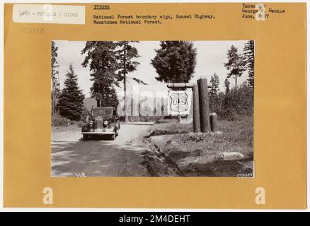 Entrance Portals & Signs. Photographs Relating to National Forests ...