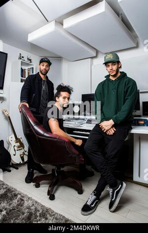 Black Saint photographed at their studio in London, 2 May 2017, for ...