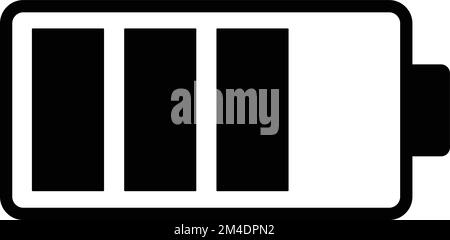 Energy level icon. Charge load, phone battery indicator, smartphone ...