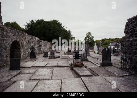 The Cong Abbey in the region of Galway, Ireland Stock Photo - Alamy