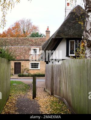 Old rustic building in Hemingford Abbots, Cambridgeshire, England, UK ...