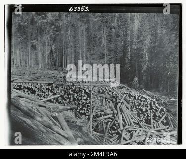 Log Transportation: Log Drives. Photographs Relating to National ...