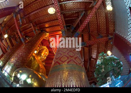 Luang Pho Tho Located Ayutthaya in Wat Phanan Choeng Buddhist temple a ...