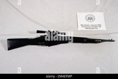 Mannlicher-Carcano Rifle Owned by Lee Harvey Oswald and Allegedly Used ...