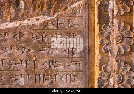 Details at Persepolis, the former capitol of Persia, which got ...