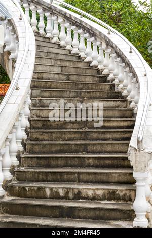 Western-style building with white pillars and railings Stock Photo - Alamy