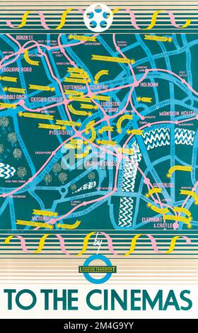 London Transport poster - Cecil Walter Bacon - To The Theatres 1934 ...