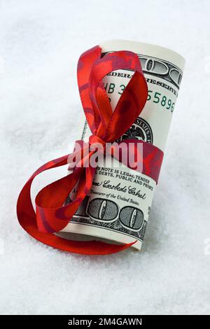 Money and religion. Banknotes of US dollars with Holy Quran book ...