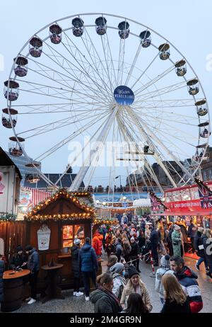 Nottingham Winter Wonderland, Old Market Square, Nottingham, 2022. The ...