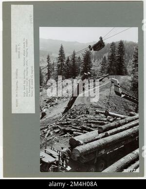 Logging: High Lead Log Skidding - Washington. Photographs Relating to ...