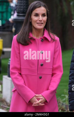 Madrid, Spain. 21st Dec, 2022. Queen Letizia of Spain visits the Niño ...