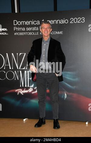 Milan, Italy. 21st Dec, 2022. Milan, Italy Alberto Angela presents ...