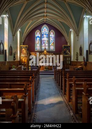 Braemar Scotland St Andrews Church in winter with snow Stock Photo - Alamy