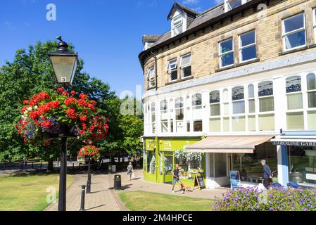 Shops stores on Montpellier Quarter in Harrogate town centre North ...
