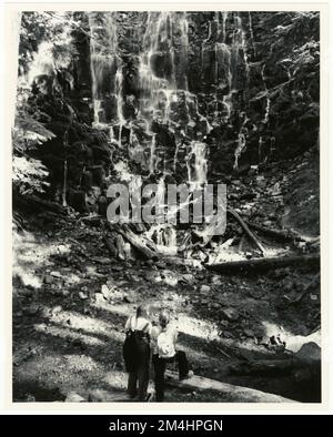 Waterfall Scenes - Oregon. Photographs Relating to National Forests ...