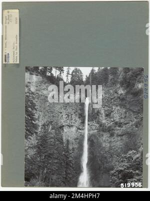 Waterfall Scenes - Oregon. Photographs Relating to National Forests ...