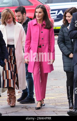 Madrid, Spain. 21st Dec, 2022. Queen Letizia of Spain and Madrid ...