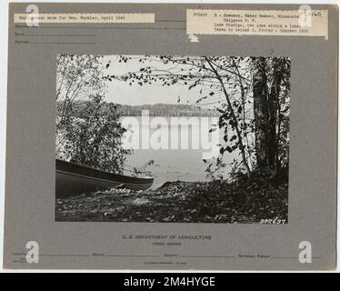 Lake Scenes - Minnesota. Photographs Relating to National Forests ...