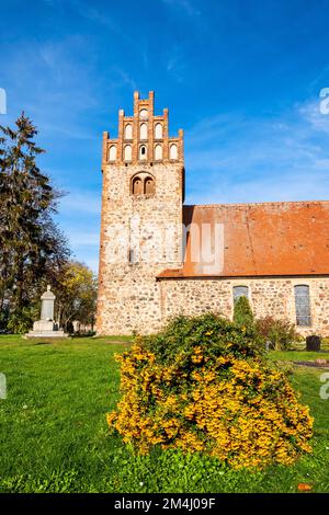 Herzberg Mark village church, Brandenburg, Germany Stock Photo - Alamy