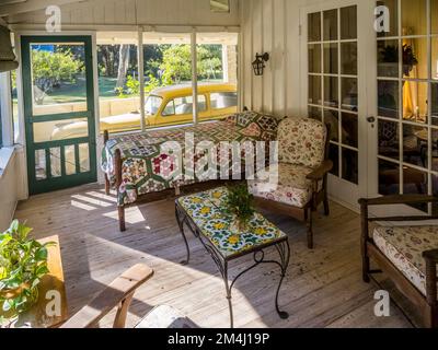 Interior of house at Marjorie Kinnan Rawlings Historic State Park an ...