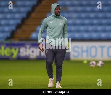 Daryl Dike #12 of West Bromwich Albion arrives at the game ahead of the ...