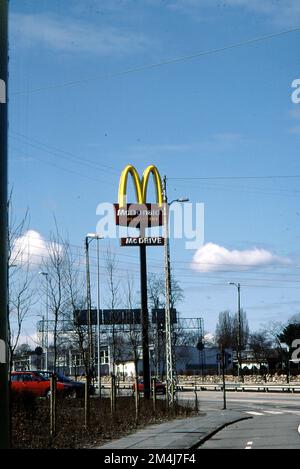 Copenhagen/Denmark/08 July 1994/McDondaks fast food restaurant in ...
