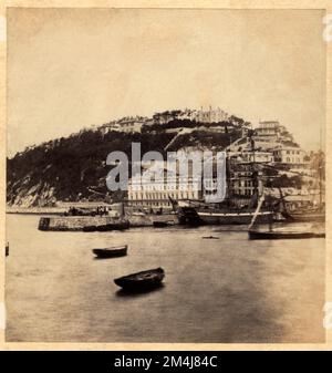 1866 ca , DEVON , ENGLAND , GREAT BRITAIN : EXETER . Weir at Cowley ...