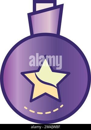 Isolated alchemy flask icon with star shape Vector Stock Vector Image ...