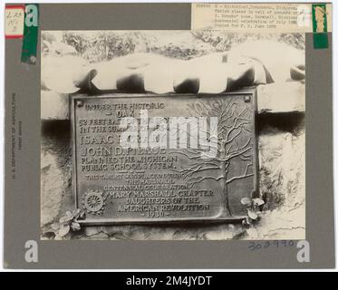 Historical Monuments - Michigan. Photographs Relating to National ...