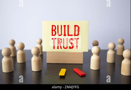 Be trusted and honest symbol. Concept words If you want to be trusted ...