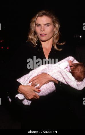 Mariel Hemingway daughter Langley October 14, 1989 Credit: Ralph ...