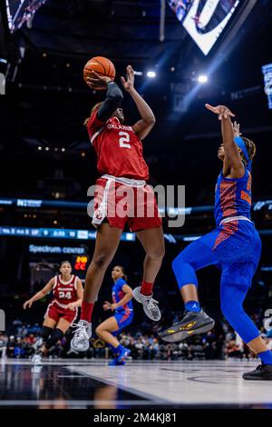 Oklahoma guard Reyna Scott (2) during an NCAA basketball game on ...