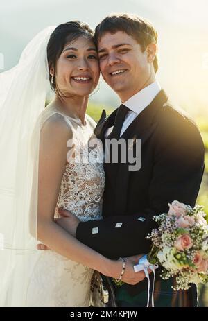 Portrait of stylish young man and woman in warm winter clothes posing ...