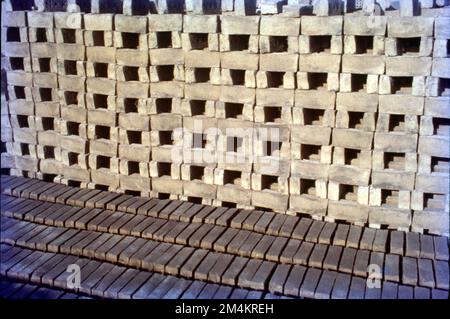 The brick making process involves the following steps:- Preparing clay ...