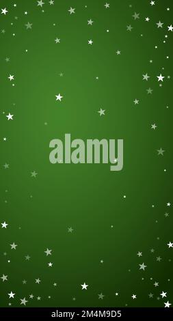 Snowy christmas background. Subtle flying snow flakes and stars on ...