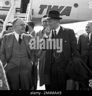 C. Douglas Dillon Comes Back to Paris. Photographs of Marshall Plan ...
