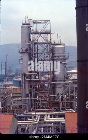 Chemical plants produce olefins by steam cracking of natural gas ...